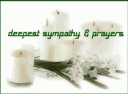 Condolences Sympathy Prayers White Candles GIF | GIFDB.com