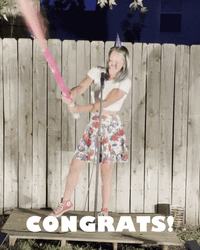 Confetti Congrats Party Popper GIF | GIFDB.com