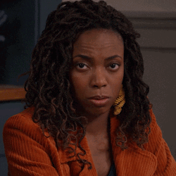 Confused Black Lady Slow Blink GIF | GIFDB.com