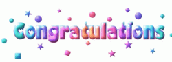 Congratulation Colorful Greeting GIF | GIFDB.com