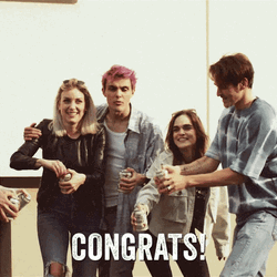 Congratulation Happy Friends Party GIF | GIFDB.com
