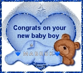Congratulations Baby Boy Bear GIF | GIFDB.com
