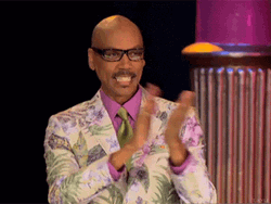 Congratulations Funny Rupaul Golf Clap GIF | GIFDB.com