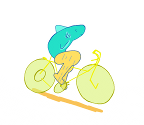 Cool Fish Cycle Animation GIF | GIFDB.com