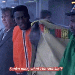 Cool Runnings Junior Bevil Asking Sanka GIF | GIFDB.com
