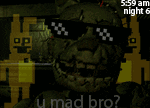 Cool Springtrap Wearing Shades GIF | GIFDB.com