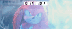 Cope Harder Knuckles Dancing GIF | GIFDB.com