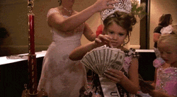 Counting Money Snob Pageant Kid GIF | GIFDB.com