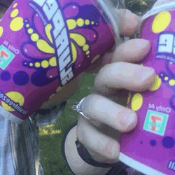 Couple Enjoy Drinking Slurpee GIF | GIFDB.com