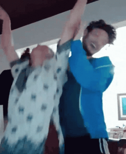 Couple Jumping Up And Down GIF | GIFDB.com