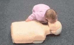 Baby Giving Dummy Cpr GIF | GIFDB.com