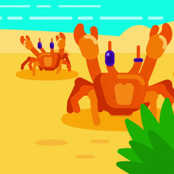 Walking Crab Rave Animation GIF | GIFDB.com
