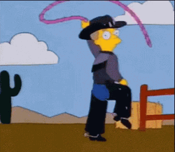 Cracking The Whip The Simpsons GIF | GIFDB.com
