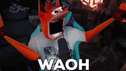 Crash Bandicoot Podcast Woah GIF | GIFDB.com