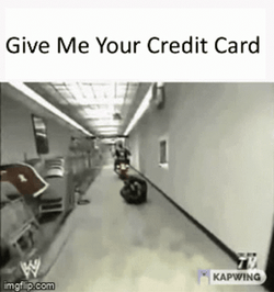 Wrestler Pulled Credit Card Meme GIF | GIFDB.com