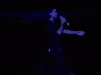 Creed Halftime Show Scott Singing In The Dark GIF | GIFDB.com