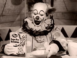Creepy Clown Cereal GIF | GIFDB.com