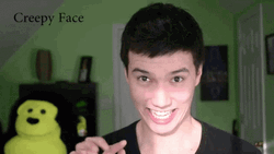 Creepy Guy Face GIF | GIFDB.com