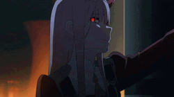 Creepy Zero Two Robot GIF | GIFDB.com