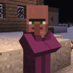 Creepypasta Minecraft Villager GIF | GIFDB.com