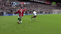 Cristiano Ronaldo Scoring A Goal Guarding Ball GIF | GIFDB.com