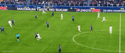 Cristiano Ronaldo Scoring A Tap In Goal In Blue Jersey GIF | GIFDB.com