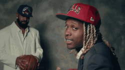 Lil Durk In White Tuxedo GIF | GIFDB.com