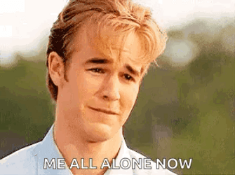 Crying Dawson Leery Alone Now Meme GIF | GIFDB.com