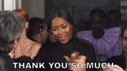 Crying Thank You Naomi Campbell GIF | GIFDB.com