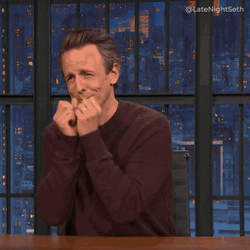 Crying Thank You Seth Meyers Win GIF | GIFDB.com