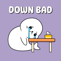 Crying White Seal In Despair GIF | GIFDB.com