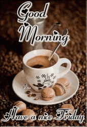 Cup Of Coffee Friday Morning GIF | GIFDB.com