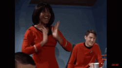 Curtsy Nichelle Nichols Star Trek GIF | GIFDB.com