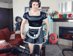 Curtsy Maid Funny Awkward Bow GIF | GIFDB.com