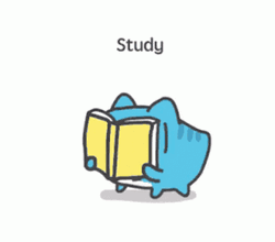 Cute Animated Stress Studying GIF | GIFDB.com