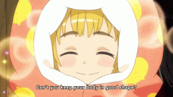 Cute Armin Arlert Cuddling Blanket GIF | GIFDB.com