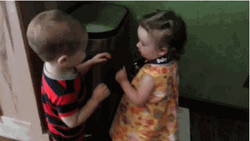 Cute Babies Friend Hug GIF | GIFDB.com