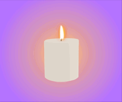 Cute Candle Purple Animation GIF | GIFDB.com