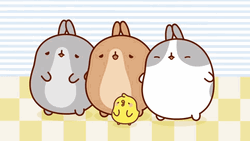 Cute Cartoon Bunny Aww GIF | GIFDB.com