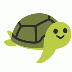Cute Cartoon Turtle Swim GIF | GIFDB.com