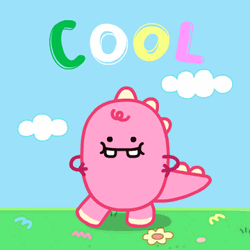 Cute Cool Dinosaur Sally GIF | GIFDB.com