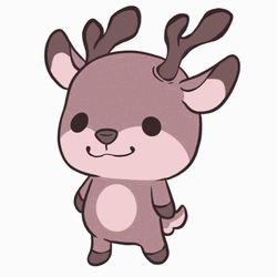 Cute Dancing Chibi Deer GIF | GIFDB.com