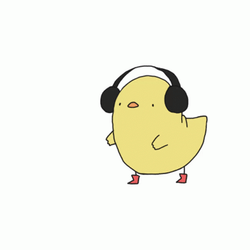 Cute Dancing Small Chick GIF | GIFDB.com