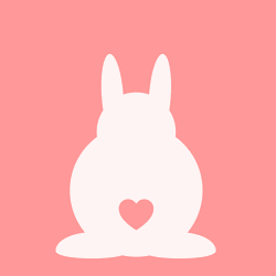 Cute Easter Bunny Silhouette GIF | GIFDB.com