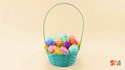 Cute Easter Egg Basket GIF | GIFDB.com