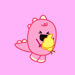 Dinosaur Elly Cute Please GIF | GIFDB.com