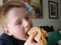 Cute Kid Eating Taco Tuesday GIF | GIFDB.com