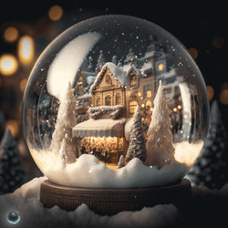 Cute Snow Globe Merry Christmas GIF | GIFDB.com