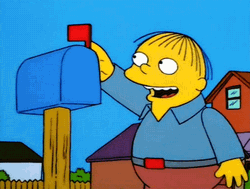Cute Sad Ralph Wiggum The Simpsons GIF | GIFDB.com