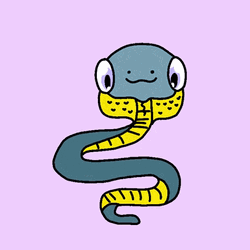 Cute Snake Dancing And Winking GIF | GIFDB.com